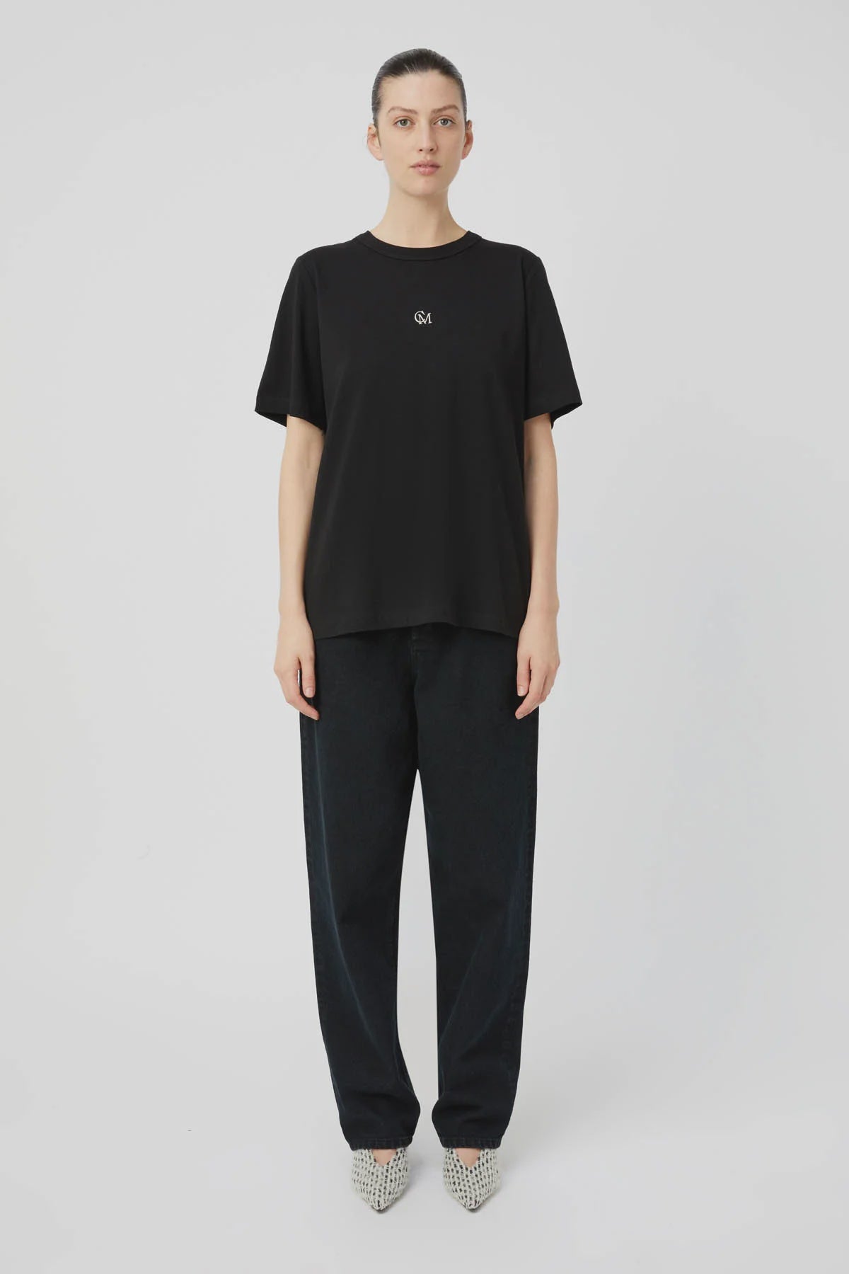 Lyra Logo Cotton Tee (Black) – Savvy Brands